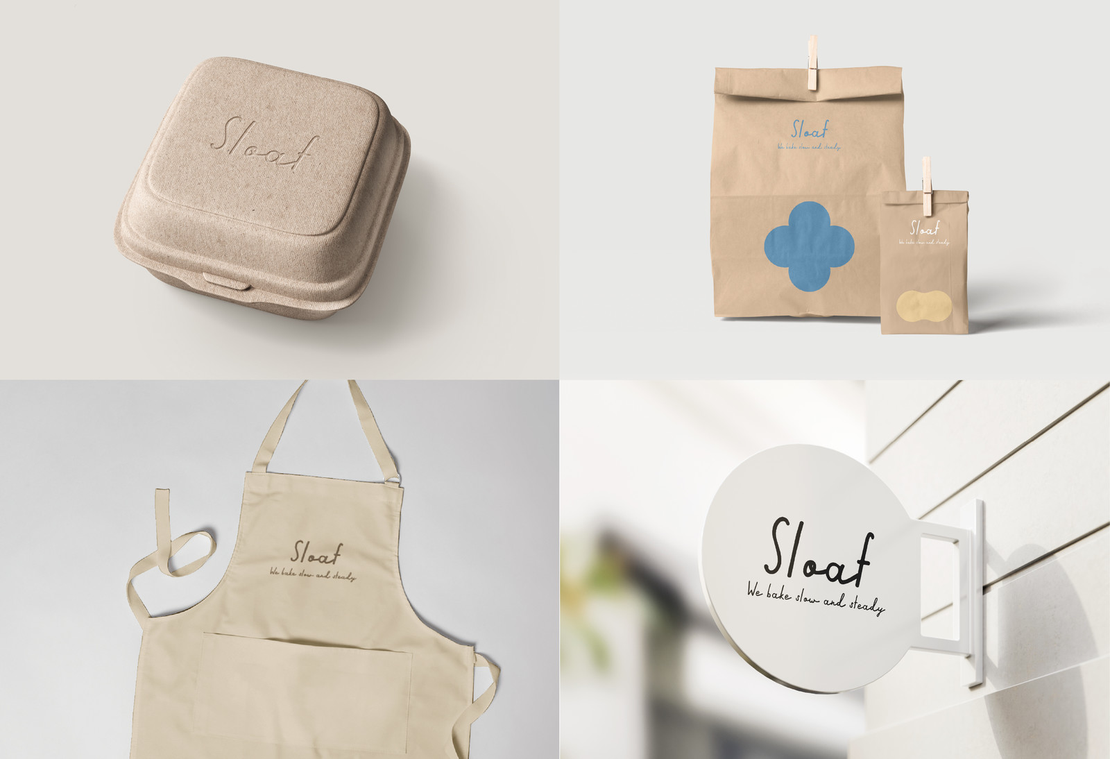 Sloaf | 베이커리 브랜딩 Bakery Brand Identity Design by Dan - 노트폴리오