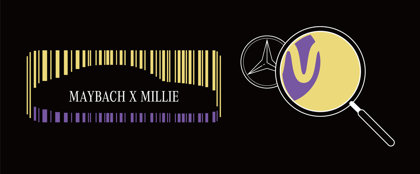 'MERCEDES-BENZ X MILLIE' COLLABORATION STICKER by taegyu HA - 노트폴리오