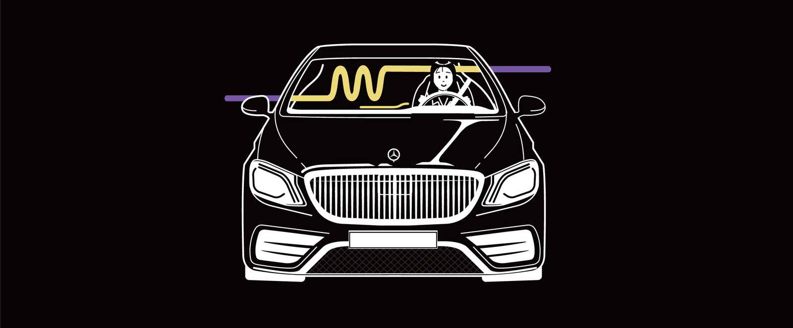 'MERCEDES-BENZ X MILLIE' COLLABORATION STICKER by taegyu HA - 노트폴리오