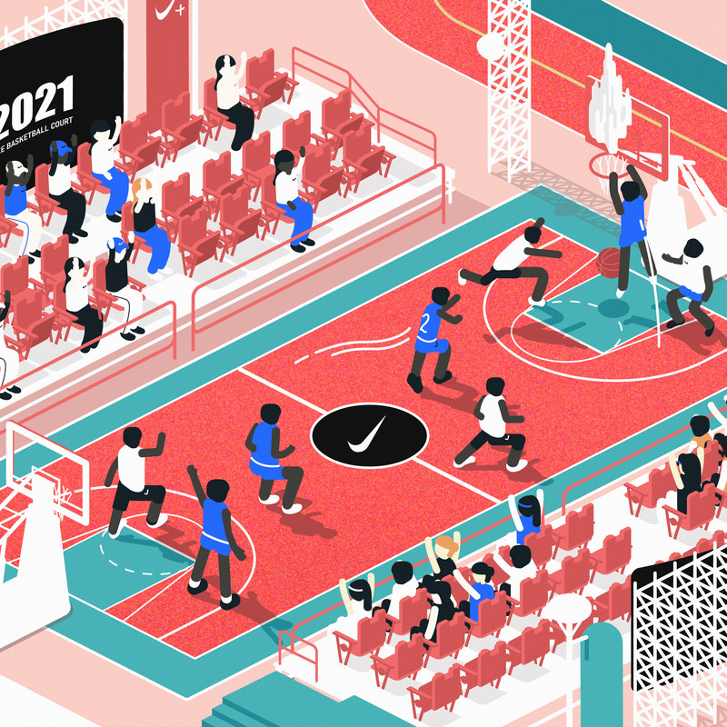 SPORTS ISOMETRIC ILLUSTRATION by taegyu HA - 노트폴리오