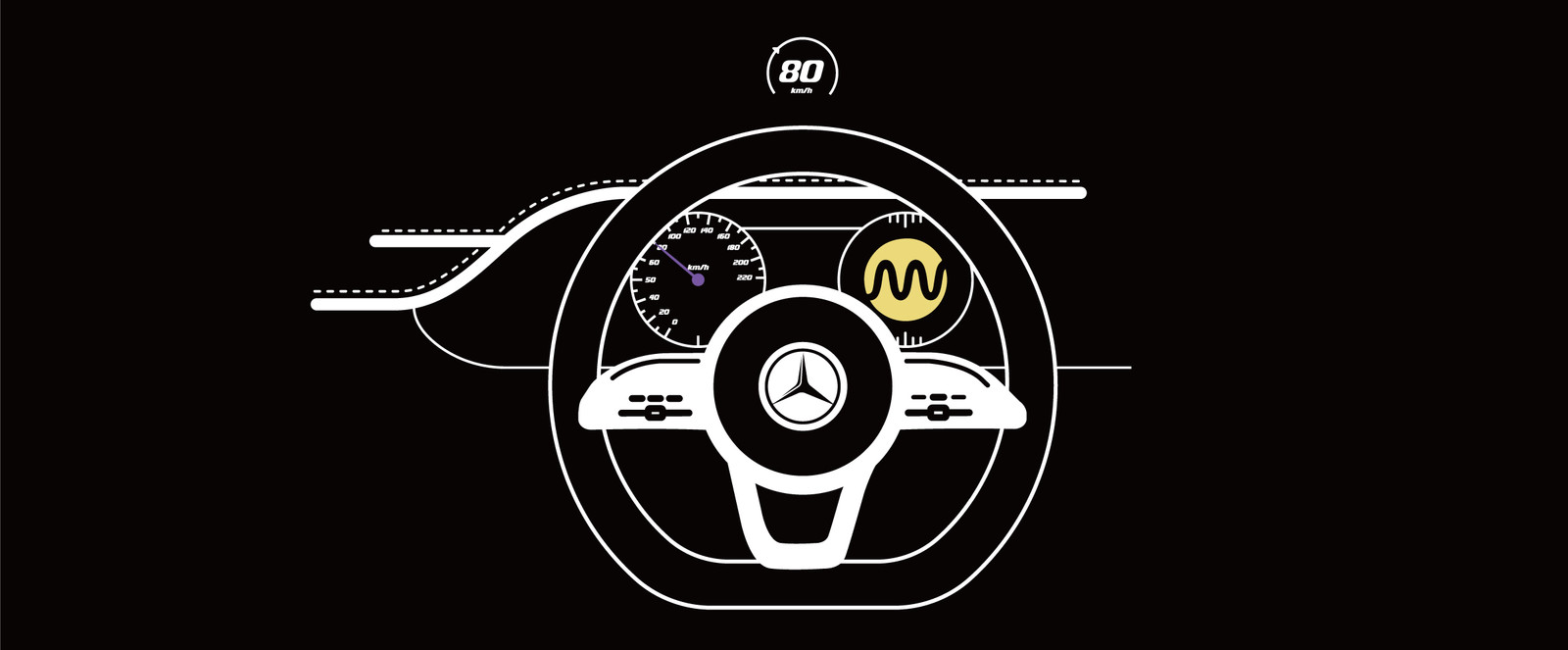 'MERCEDES-BENZ X MILLIE' COLLABORATION STICKER by taegyu HA - 노트폴리오