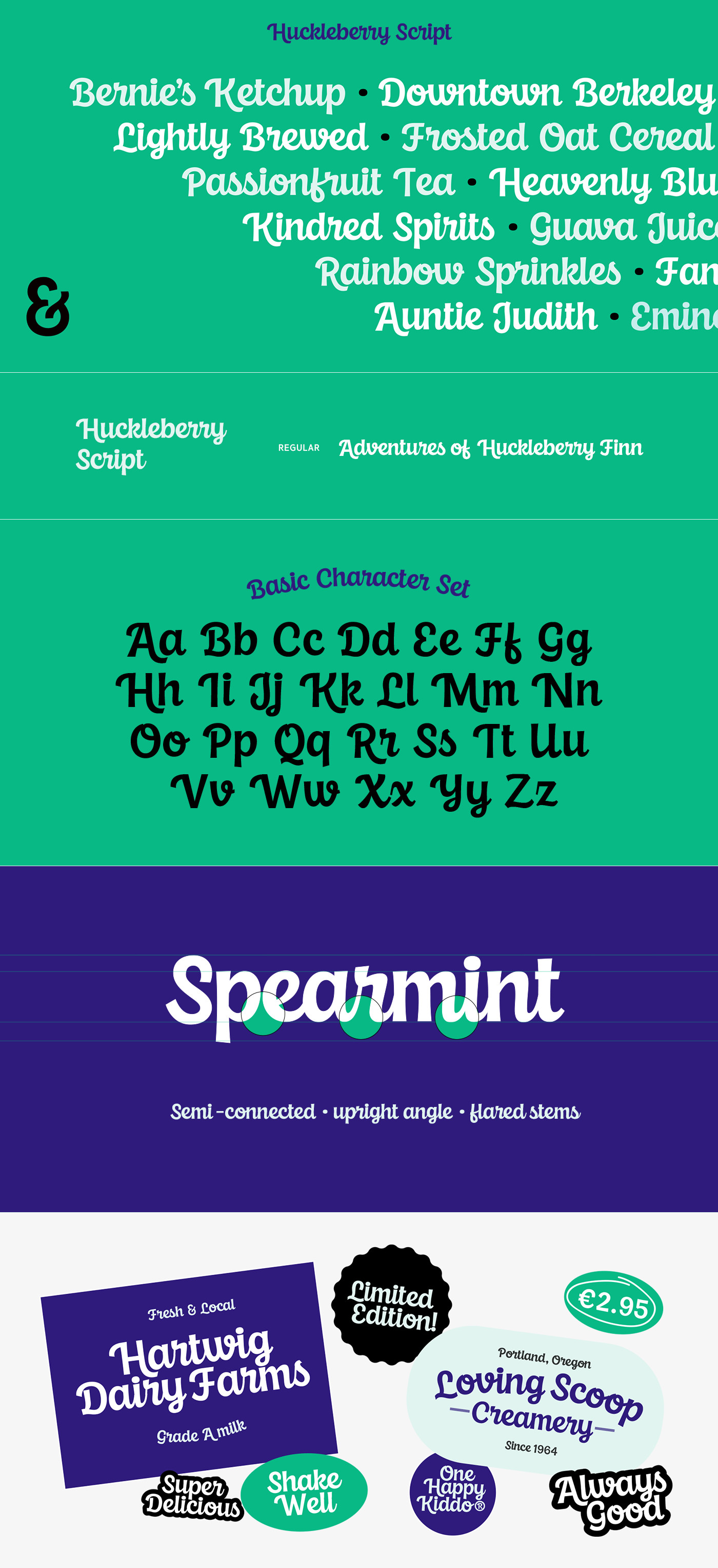 STM Huckleberry Script by 디자인210 - 노트폴리오