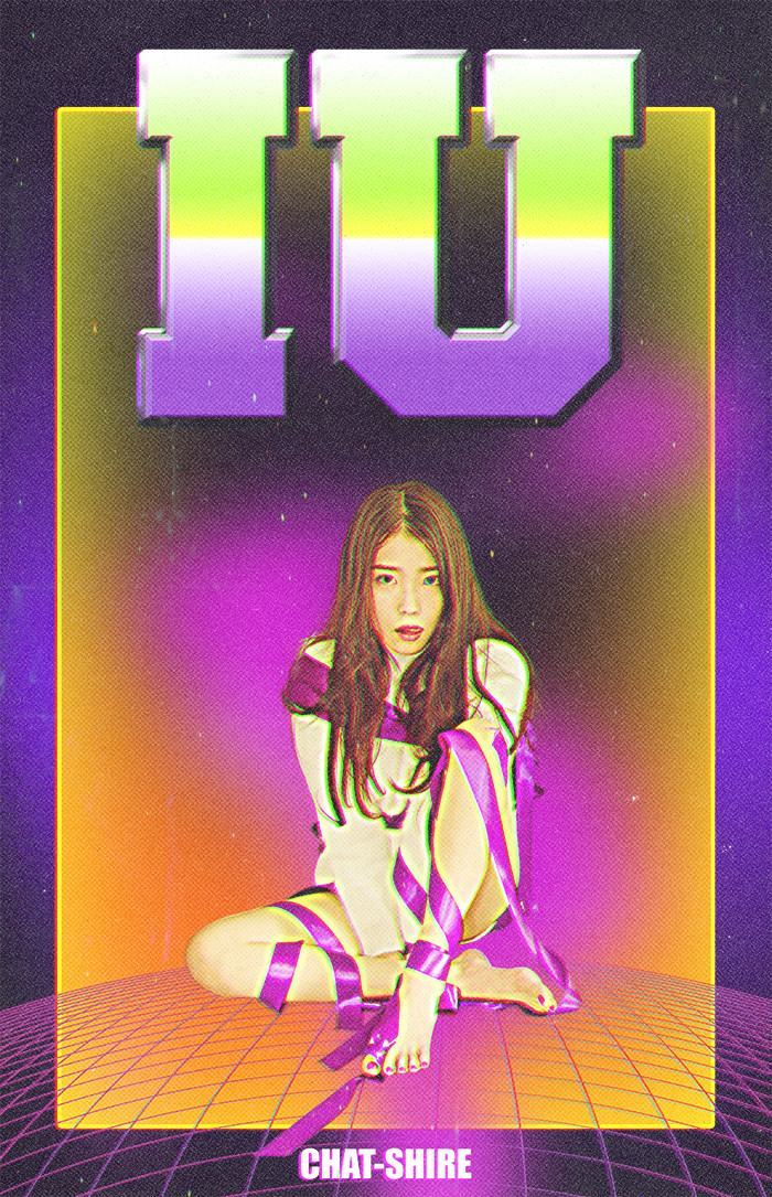 1980 style idol poster by Pluto Project - 노트폴리오