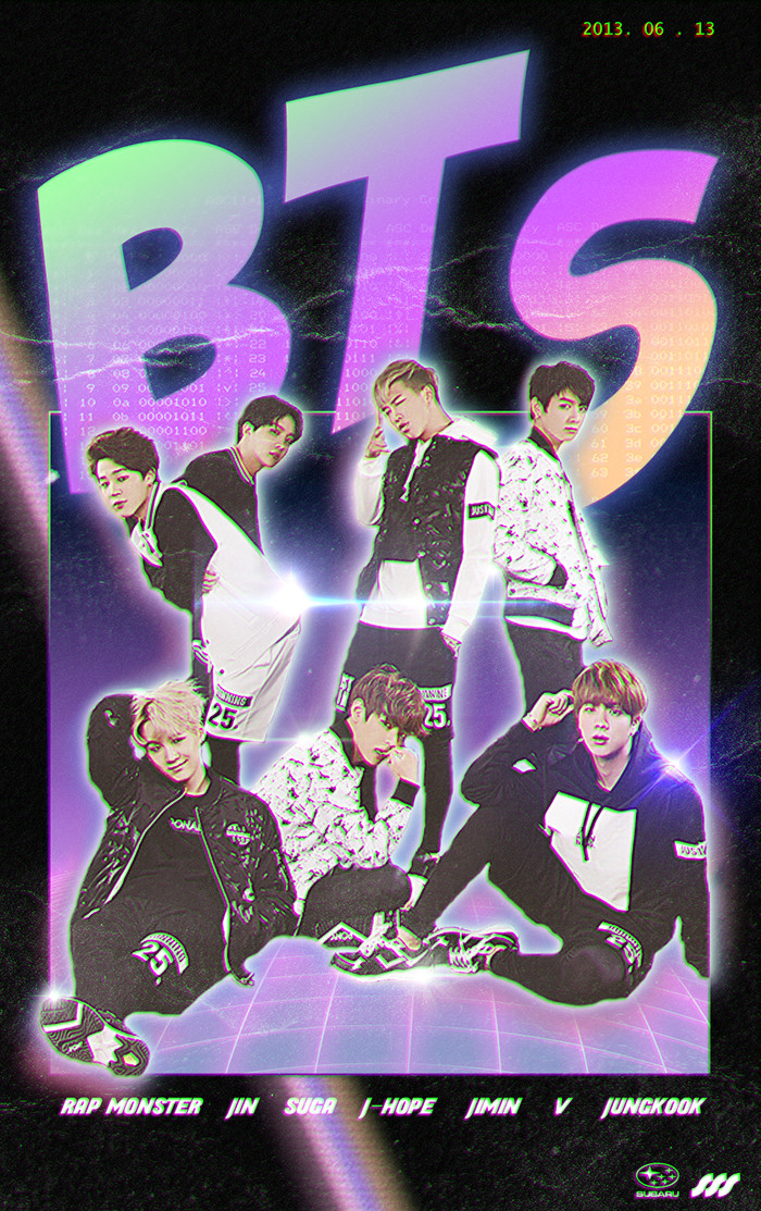 1980 style idol poster by Pluto Project - 노트폴리오