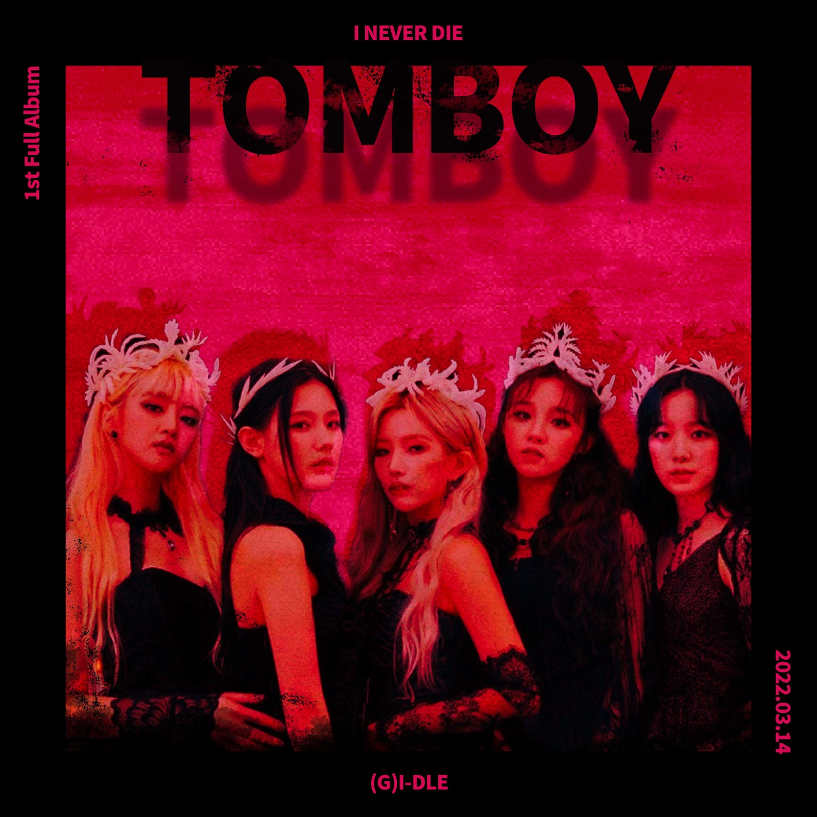 22.03.25 (여자)아이들 앨범 커버 리디자인 (G)IDLE Album Cover Re-design by 조채네 - 노트폴리오