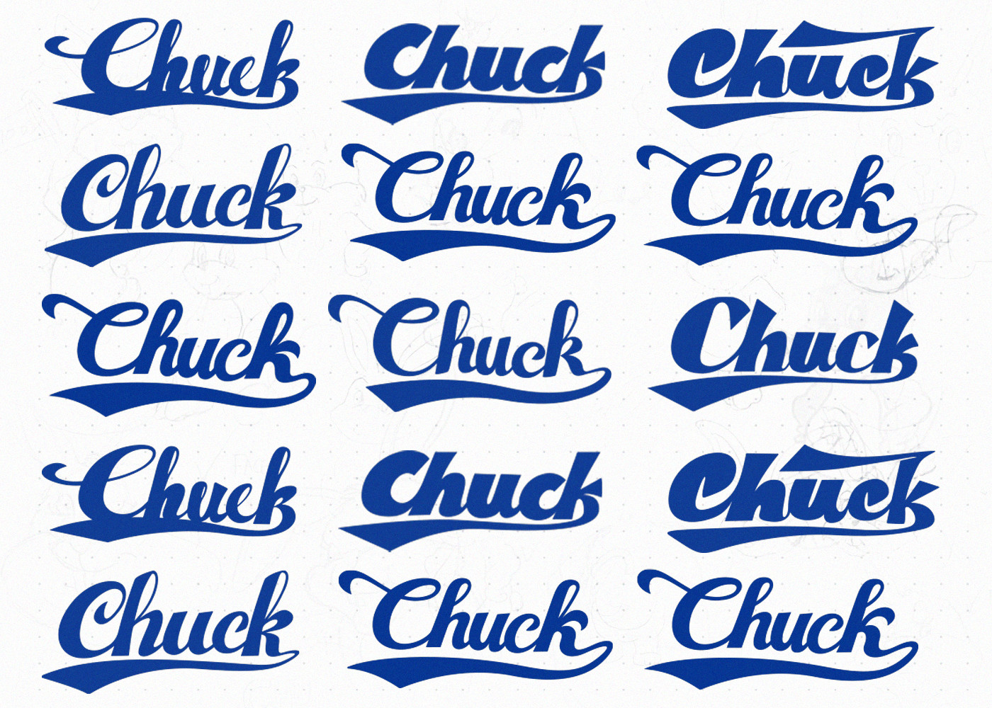 Chuck 케릭터 & 레터링 디자인 by 이원엽 - 노트폴리오