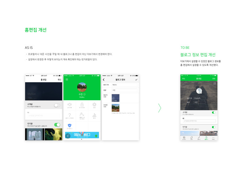 2016_ UX・UI NAVER Blog App Redesign by 김수진 - 노트폴리오