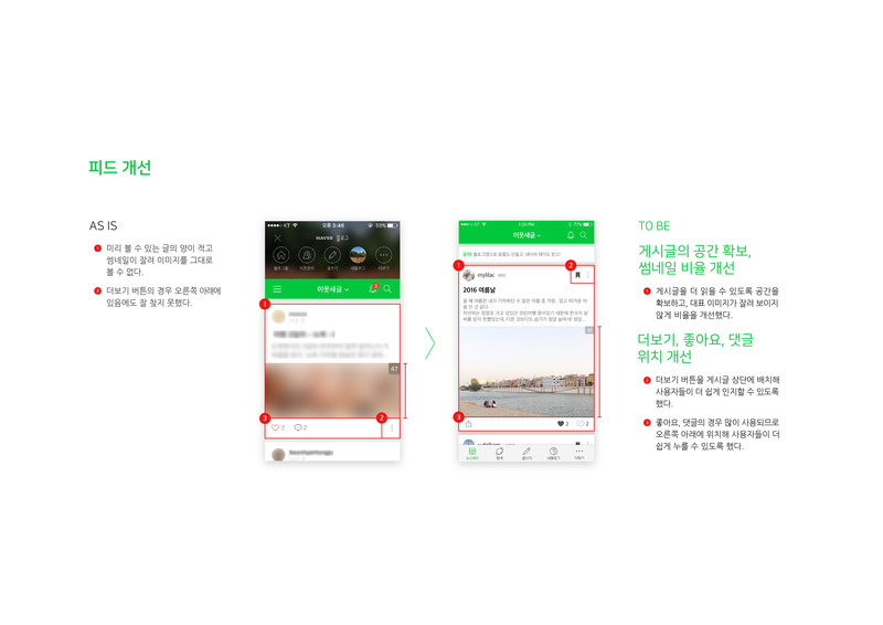 2016_ UX・UI NAVER Blog App Redesign by 김수진 - 노트폴리오
