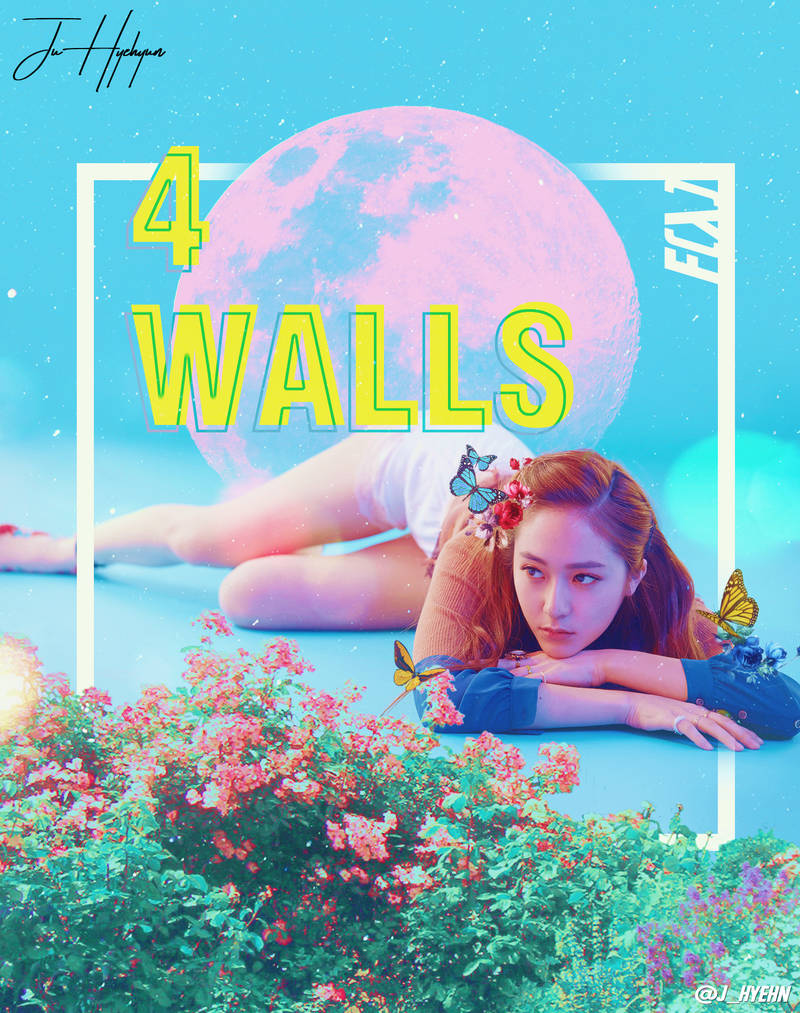 F(x)-4 Walls album art by Hye - 노트폴리오