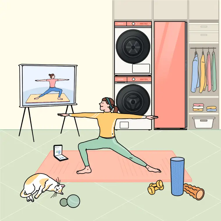 삼성전자 Smartthings Home Life 홍보를 위한 Sns용 일러스트 제작 By Cometyooon 포트폴리오