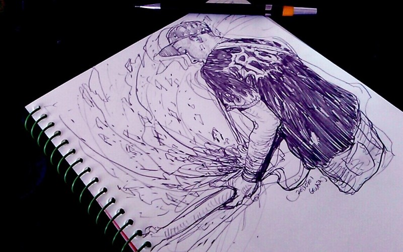 FreeStyle Pencil Drawing by 지과자 - 노트폴리오